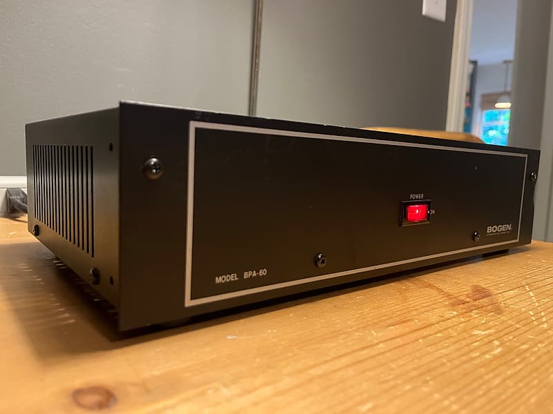 Bogen BPA-60 Mono-Channel Power Amplifier | Reverb