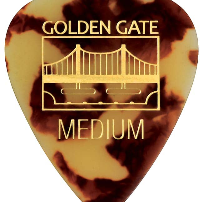 Golden Gate Deluxe Flat Picks (Dozen) - MP-44 Sideman | Reverb
