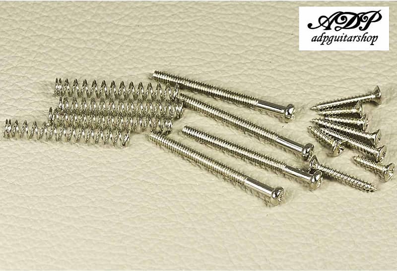 Nickel Humbucker srew set 4 x 0.85 x 30mm | Reverb
