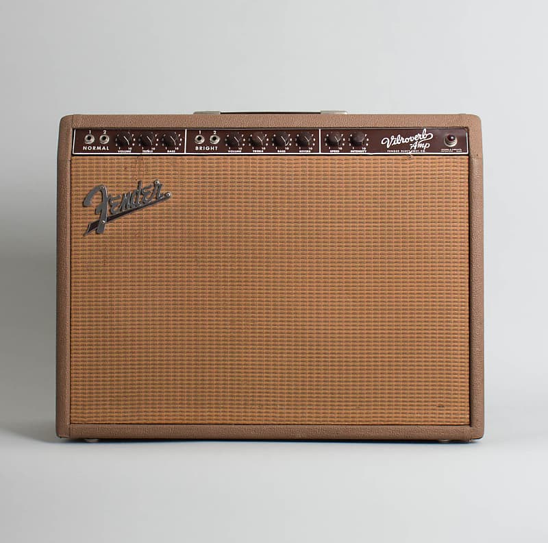 Fender Vibroverb 6G16 Tube Amplifier (1964), ser. #00433. | Reverb