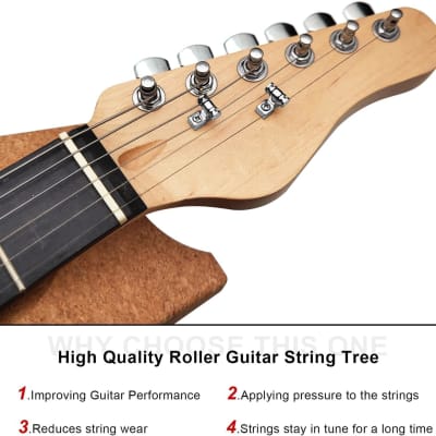 4 PCS Roller Guitar String Trees Guides Retainer for Fender | Reverb