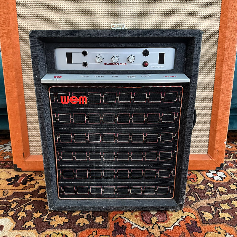 Vintage 1970s WEM Watkins Clubman MK8 MKIX Valve Guitar | Reverb UK