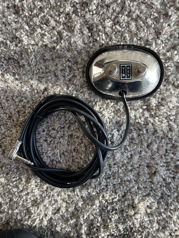 Fender Reverb/Vibrato Pedal for Twin, Vibroverb, Deluxe, | Reverb