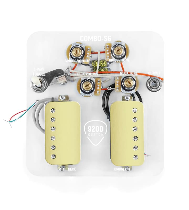 920D Custom SG Combo Kit Rough Neck Pickup & Vintage Wiring | Reverb