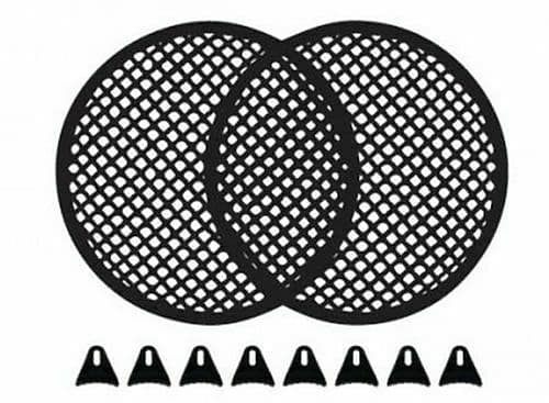 2 Patron 15" SubWoofer Metal Mesh Cover Waffle Speaker Grill | Reverb