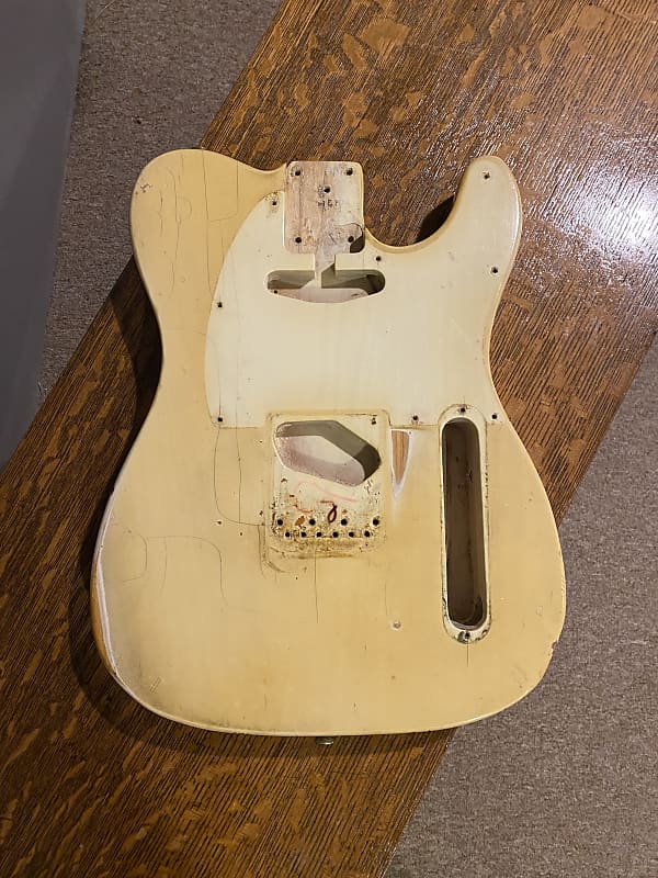 Fender Telecaster body 1970 - Blond | Reverb