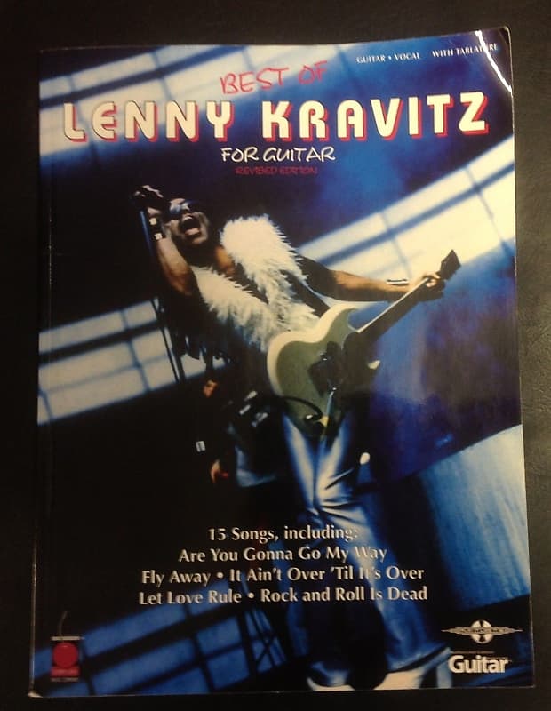 Lenny Kravitz Best Of 15 Songs Guitar Tab Song Book *** | Reverb