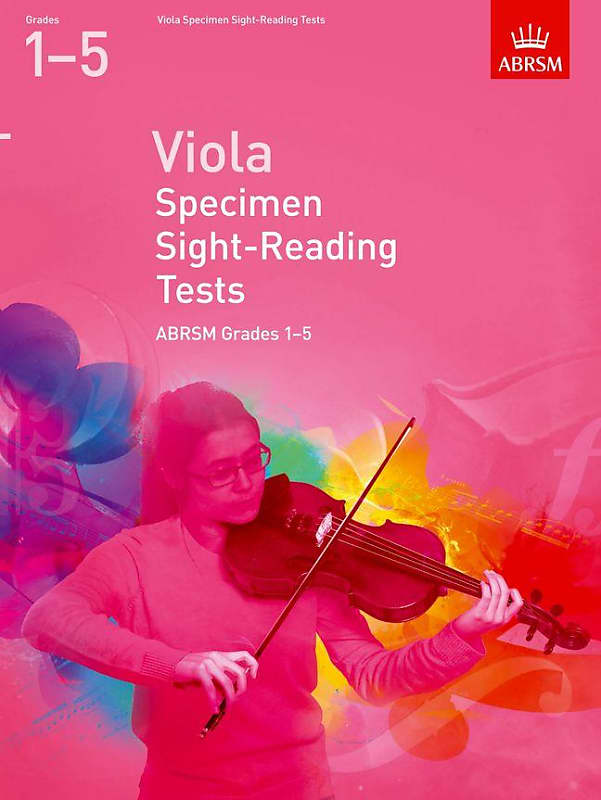 Viola Speciment Sight-Reading Tests Grades 1-5 | Reverb