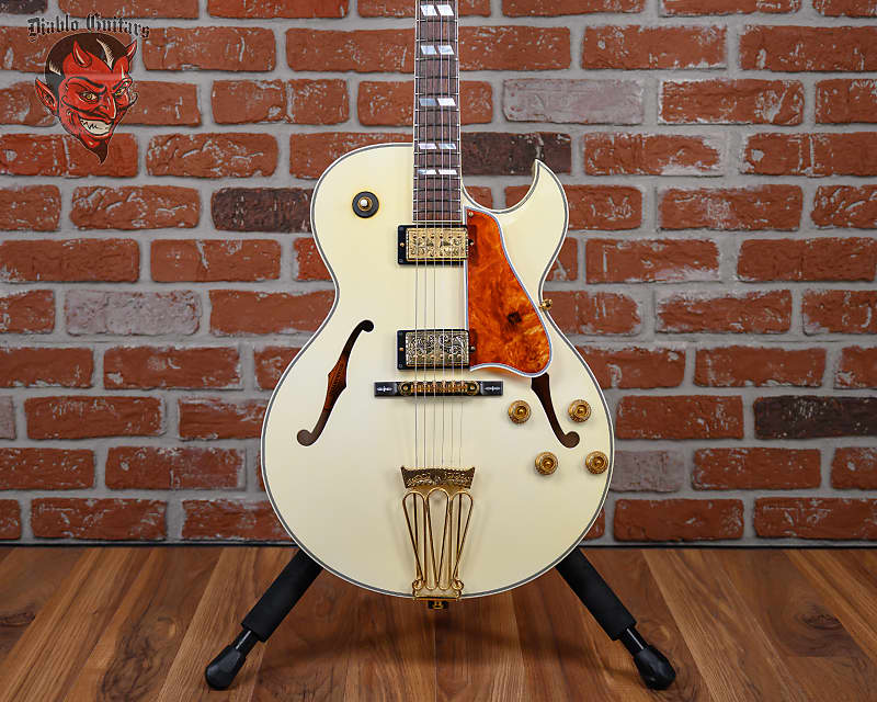 Gibson Custom art & Historic 10th Anniversary L4 CES White | Reverb