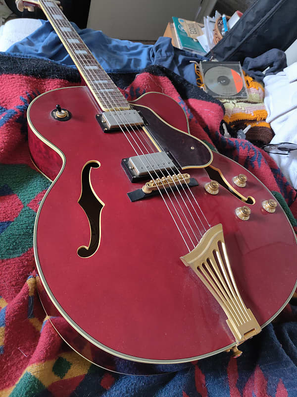 Samick Archtop JZ 2 L5 size Korean Made 1997 to 2007 - Wine | Reverb