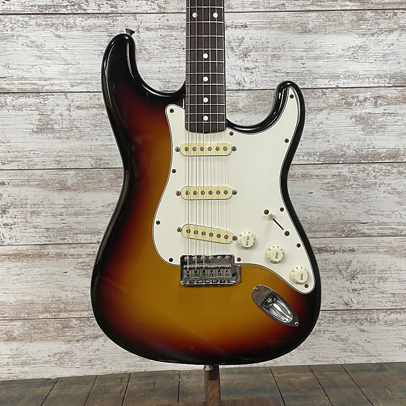 MIJ Squier Silver Series Stratocaster Sunburst | Reverb