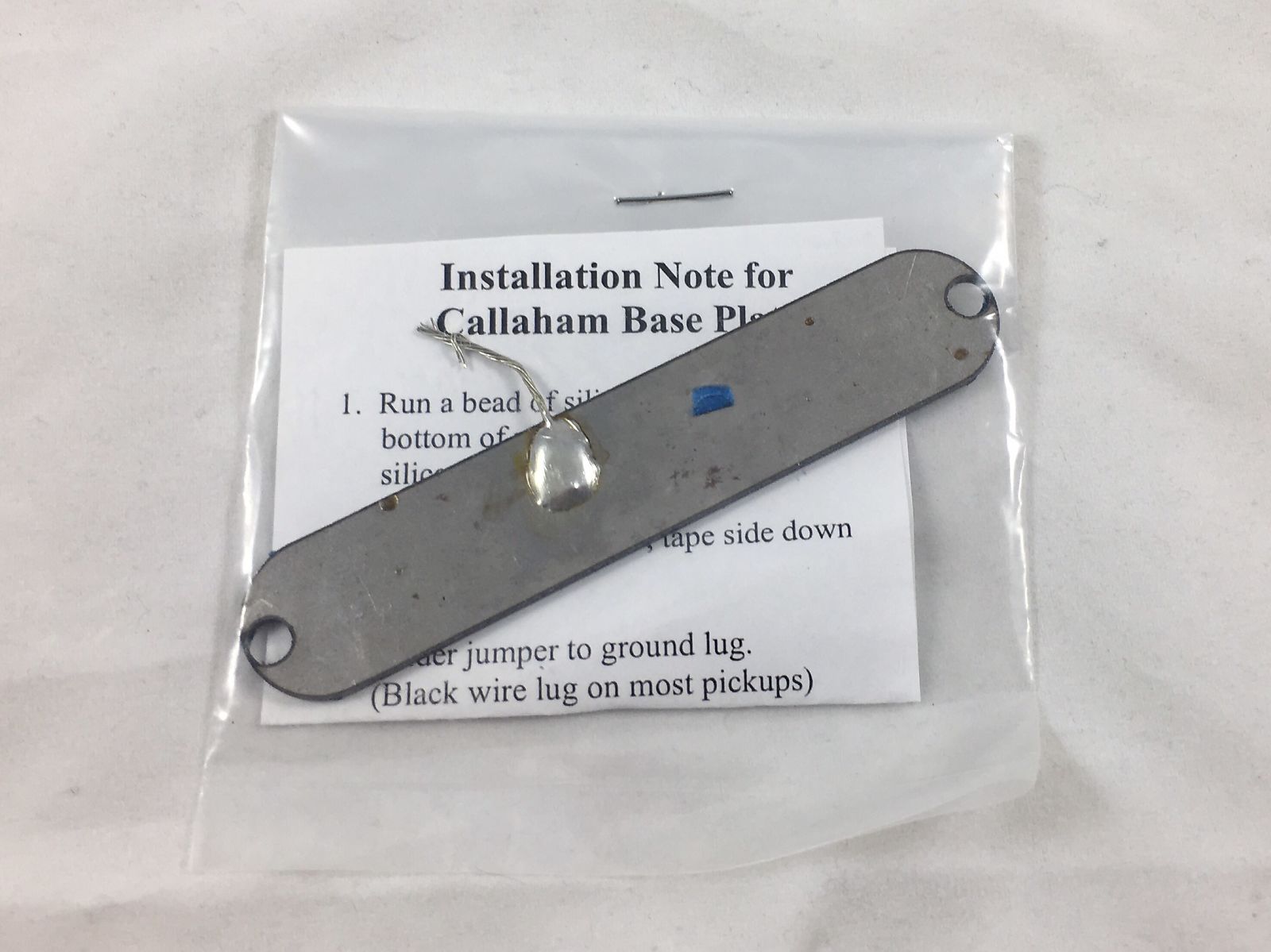 Callaham Base Plate for Single Coil Strat Bridge Pickups | Reverb
