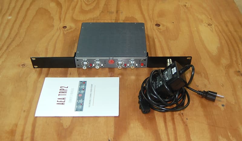 AEA TRP2 Two Channel Ribbon Microphone Preamp- Rack Ears, | Reverb