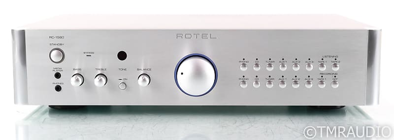Rotel RC-1580 Stereo Preamplifier; RC1580; Remote; MM / MC | Reverb