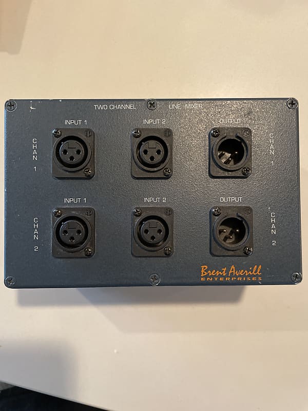 Brent averill Two Channel Line Mixer | Reverb