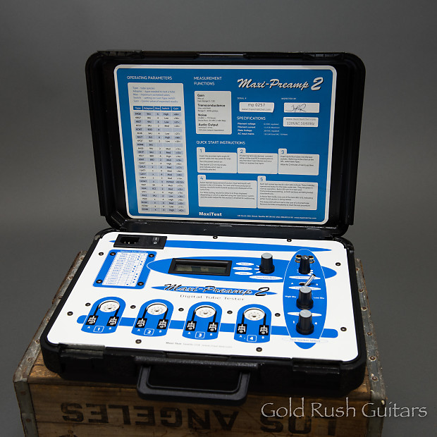 Maximatcher Maxipreamp II Tube Digital Tube Tester | Reverb