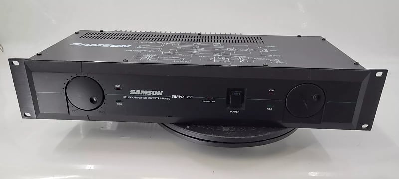 Samson Servo-260 Rack Mount Amplifier Amp 130 Watt - TESTED - | Reverb