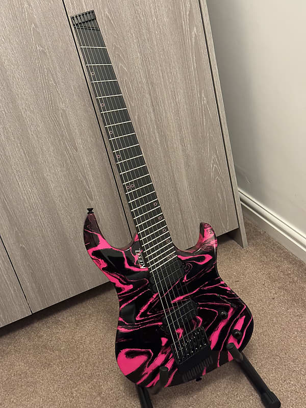 Kiesel Osiris Headless 7 Multiscale Swirl 2023 - Pink / Black | Reverb