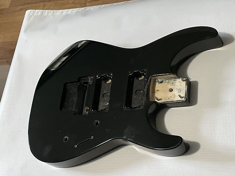 2000's Made in India Jackson JS32 Black Guitar Body Floyd | Reverb