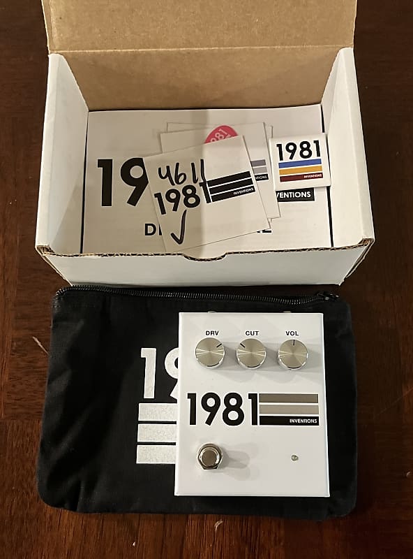 1981 Inventions DRV Overdrive - Limited Monochrome | Reverb