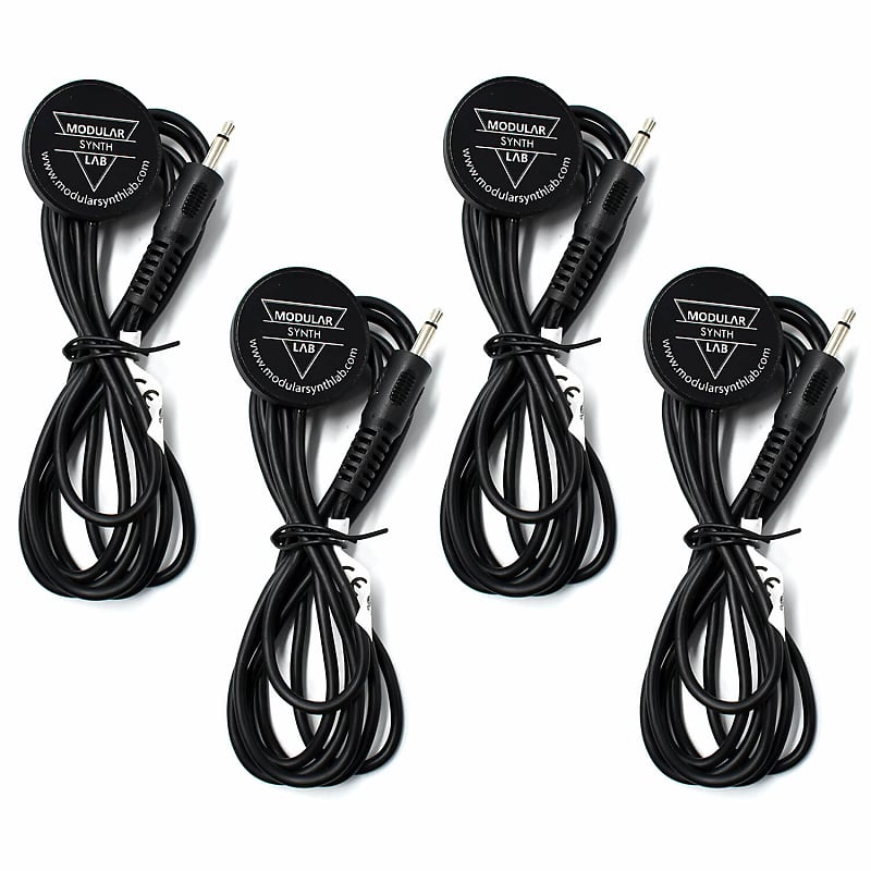 4x Contact Microphone Piezo Mic 3,5mm, 1/8 inch Mono Jack, | Reverb UK