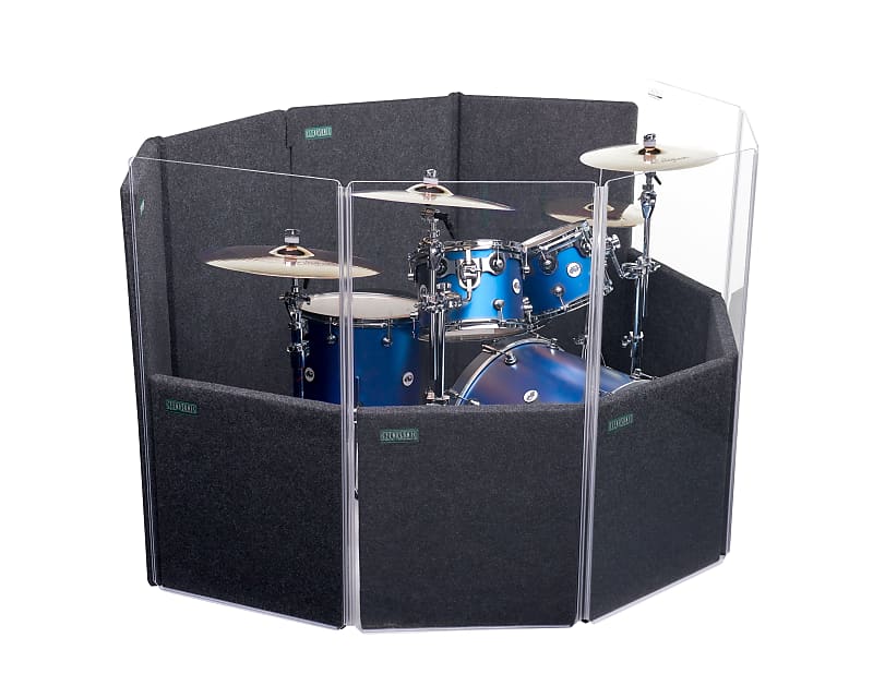 Clearsonic IPD-RST-01 6 ft x 6 ft x 4 ft Drum Shield Kit | Reverb