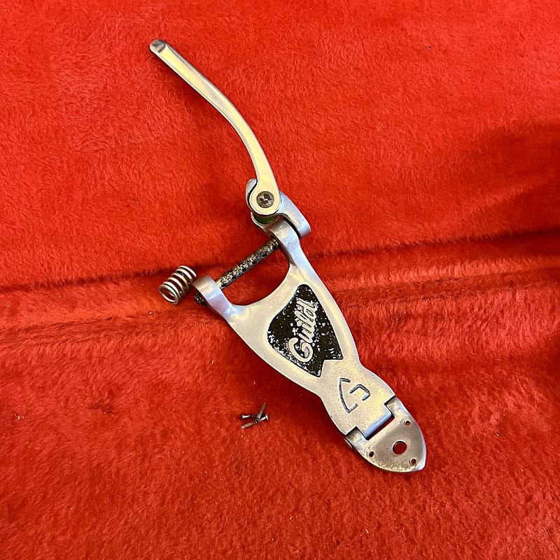 Guild Bigsby B6 vibrato tailpiece c 1960 - Aluminum original | Reverb