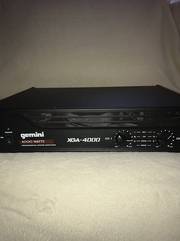 Gemini Pro Audio XGA-4000 Rack Mounted Power Amp 2017 | Reverb UK