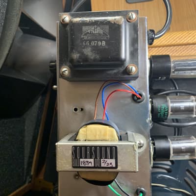 Fender 1958 Harvard 5F10 chassis restored in new tweed cab | Reverb