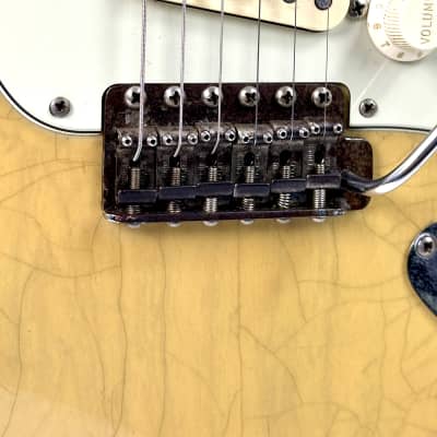 1961 Fender Stratocaster Body Blond Refinish Slab Board Pre | Reverb