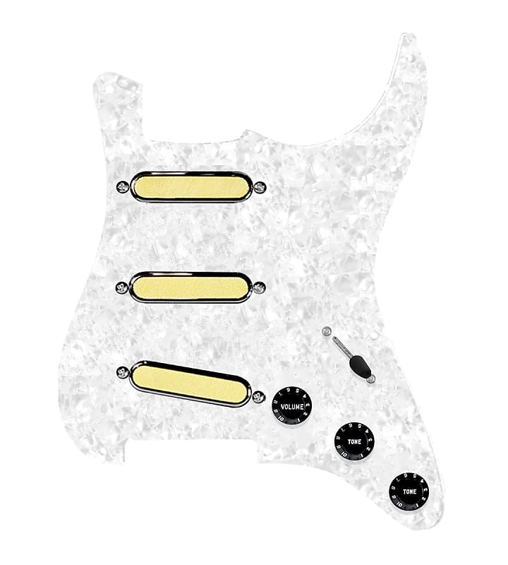 920D Custom Gold Foil Loaded Pickguard For Strat With Black | Reverb
