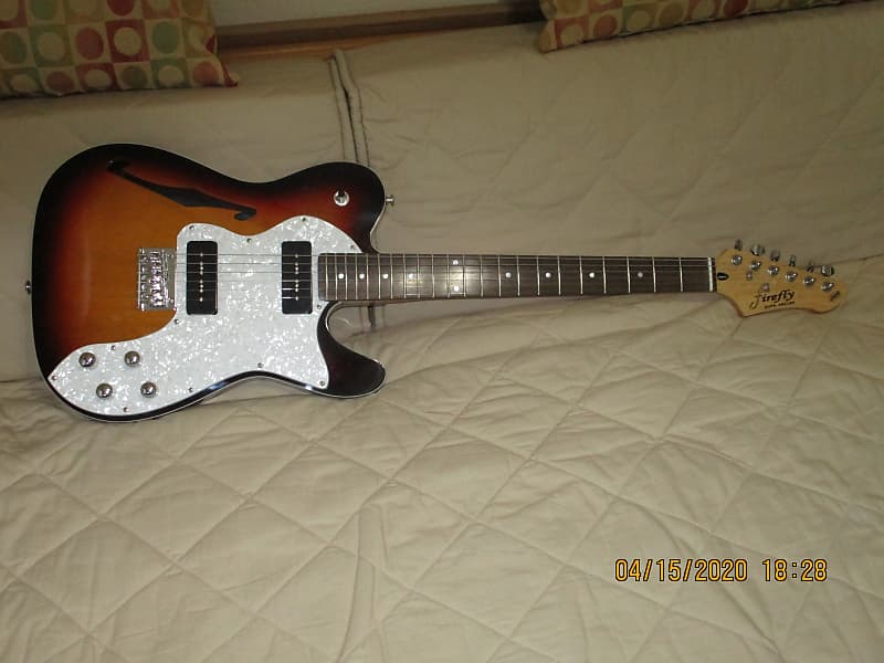 Firefly FFPTH thinline semi hollow Telecaster Style w/ P90 | Reverb