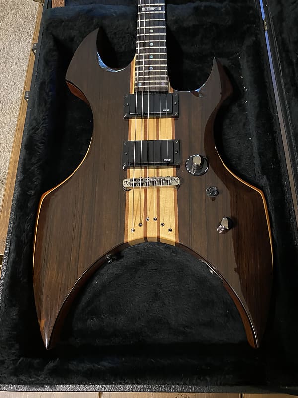 ESP LTD AX-2E Cavalera with built in tuner and bc rich hard | Reverb
