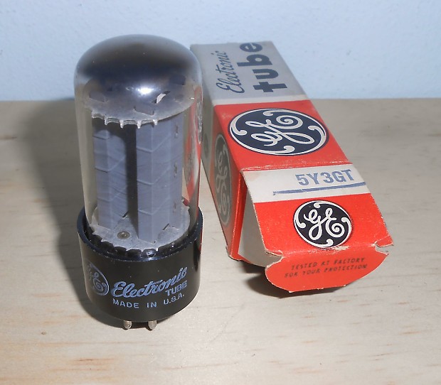 5Y3GT NOS Rectifier Tube by GE - Vintage | Reverb