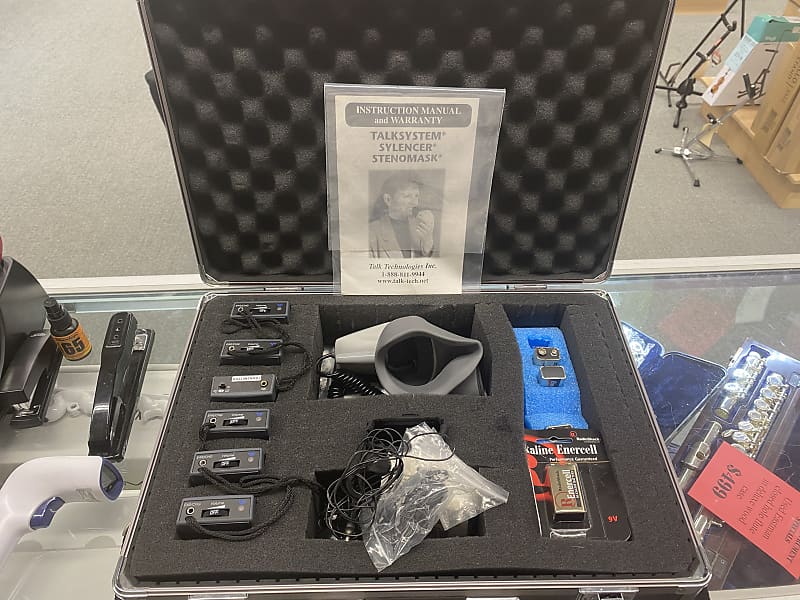 Talk Technologies Stenomask Wireless Mic System with 5 | Reverb