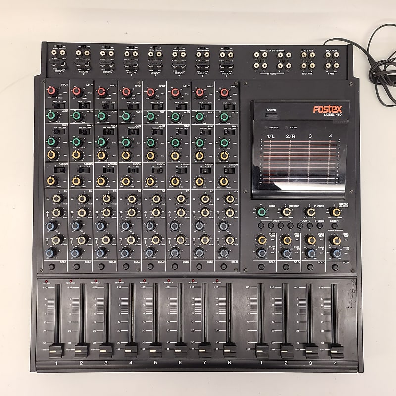 Fostex 450 8 Channel Analog Mixer No Output Fostex 450 For | Reverb