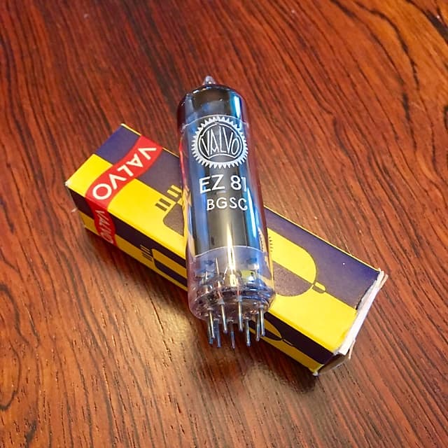 Valvo Ez-81 rectifier tube c 1960 original vintage NOS EZ81 | Reverb