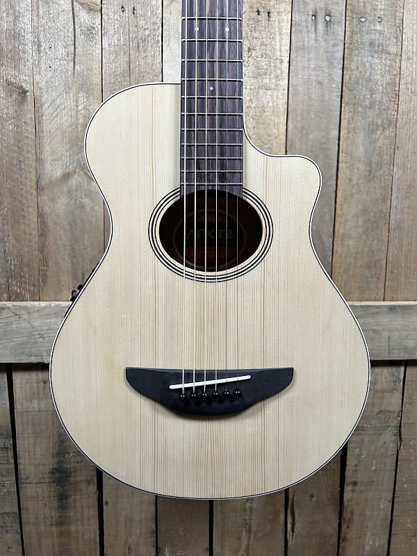 Yamaha APXT2 3/4-size Thin-line Cutaway - Natural Spruce | Reverb