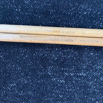 Very Rare Vintage Ginger Baker Signature Drum Sticks by | Reverb