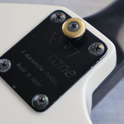 1984 Westone Raider I LH Left Handed Explorer (Black/White) | Reverb