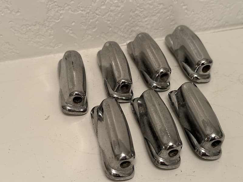 Slingerland Snare Lug Casings x 7 1970s Chrome | Reverb