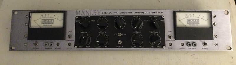 Manley Labs Stereo “Variable MU” Limiter Compressor | Reverb Canada