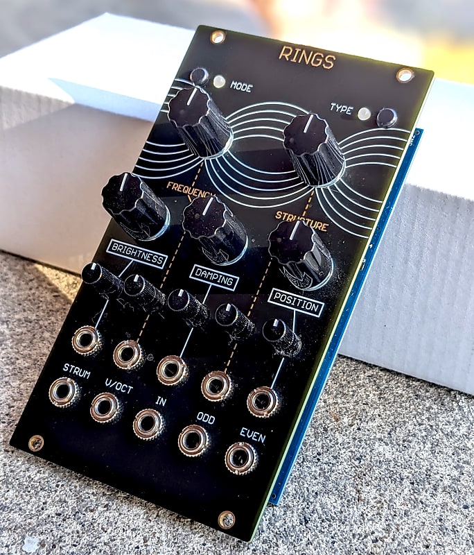Mutable Instruments (clone) Rings 2020s - black and gold | Reverb
