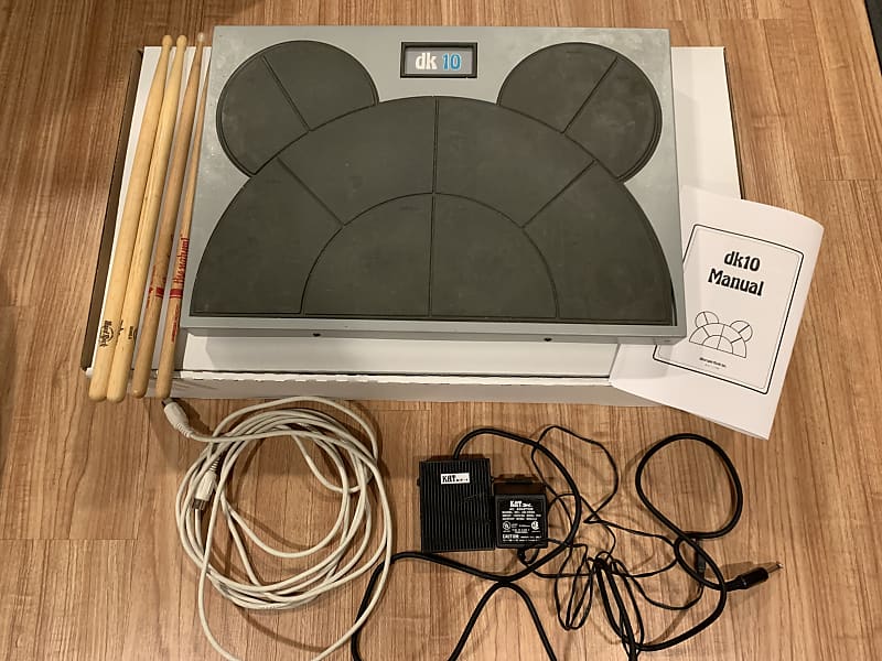 RARE vintage DrumKat dk10 - late 80's or early 90's Grey | Reverb