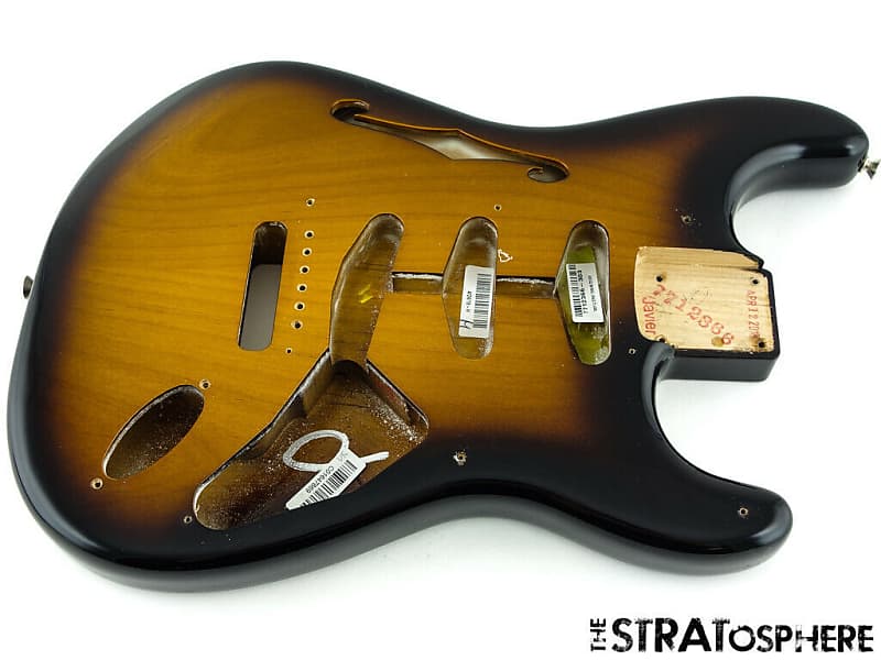 USA Fender ERIC JOHNSON Thinline Strat BODY American Nitro | Reverb