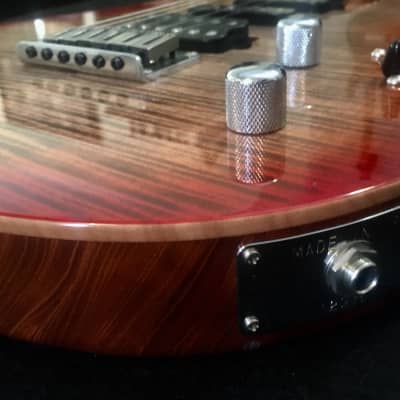 Carvin/Kiesel C66 Contour Lava Caliburst AAA Flame Top Guitar | Reverb