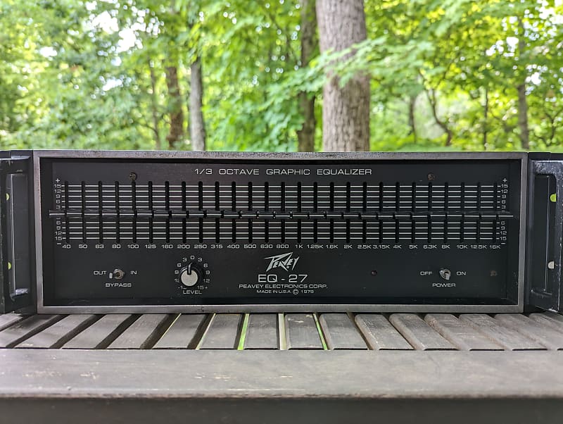 Vintage 1978 Peavey EQ-27 EQ27 1/3 Octave Graphic Equalizer | Reverb