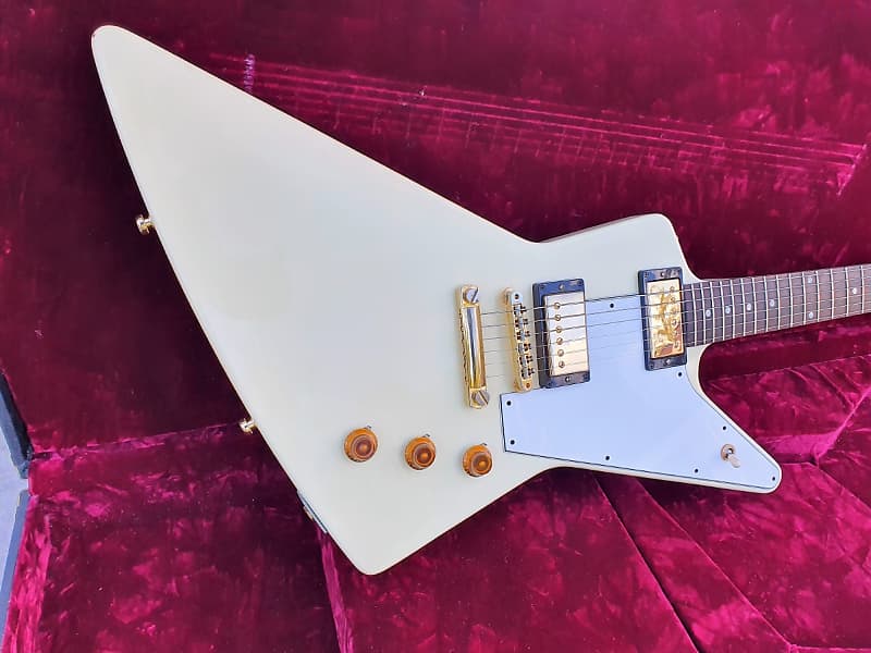 Gibson Explorer 1958 Mahogany VOS "Limited Run" Vail White | Reverb