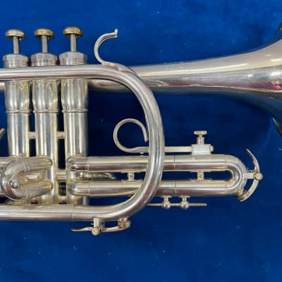 Vintage Olds Super Star Bb Silver Cornet Fullerton California | Reverb