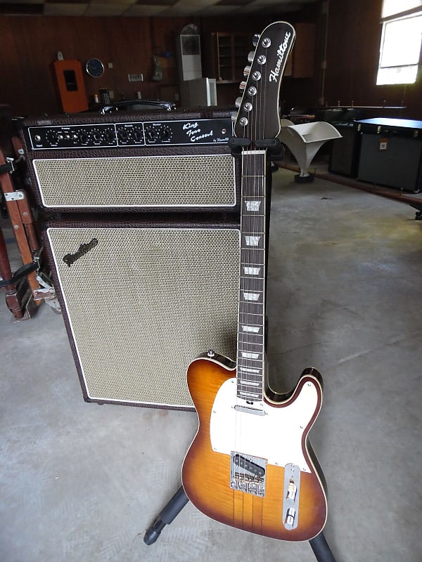 Hamiltone " Curly Maple " T Caster style Ltd Edition Neck | Reverb